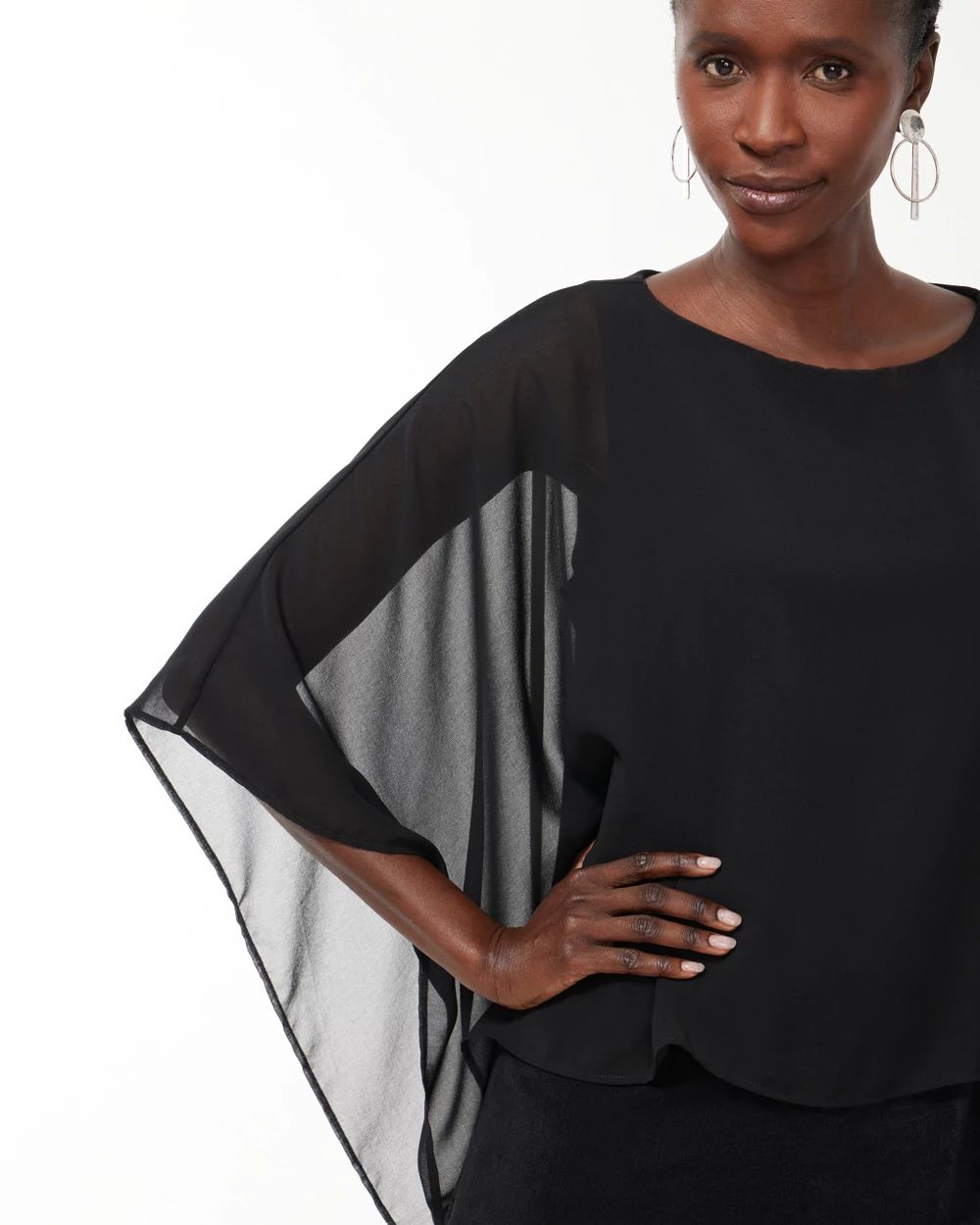 Travelers™ Chiffon Layered Top | Chico's